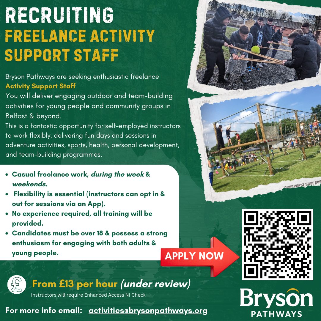 Freelance Activity Support Staff | Bryson